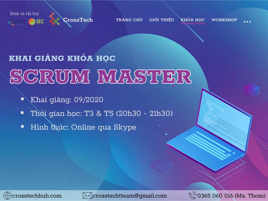 Scrum Master tháng 09/2022 - CrossTech
